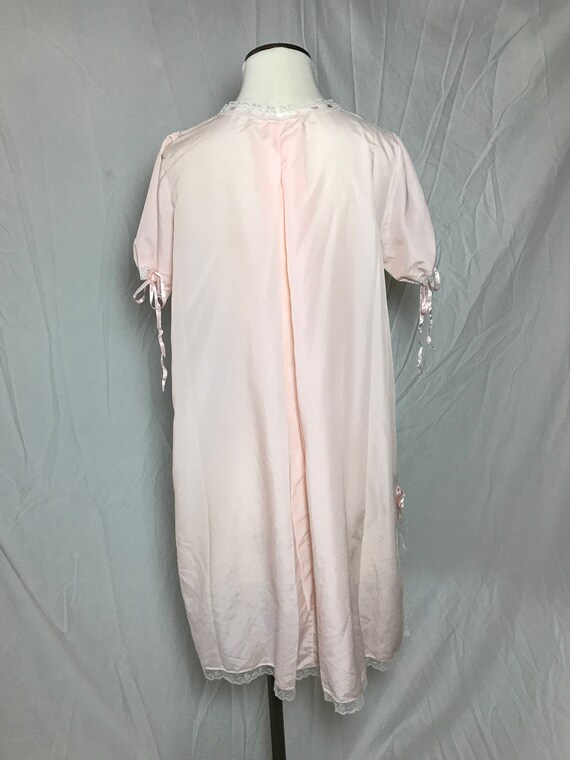 Vintage 1940s or 1950s Dwalyne Pale Pink Nightgown wi… - Gem