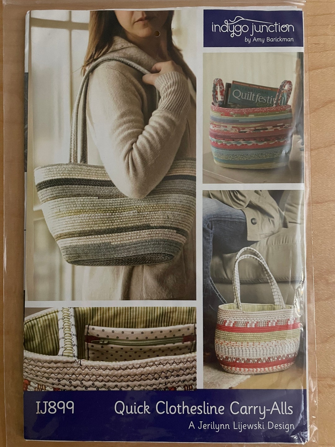Indygo Junction IJ899 899 Pattern UNCUT Quick Clothesline Carry-alls a ...