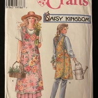 Daisy Kingdom Wrap Full Cover Apron Simplicity 5201 Pattern. Uncut Size ...