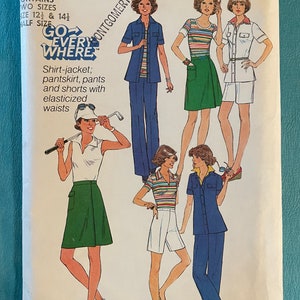 Simplicity 8109 Pattern UNCUT 1970s Vintage Go Everywhere Button Front ...