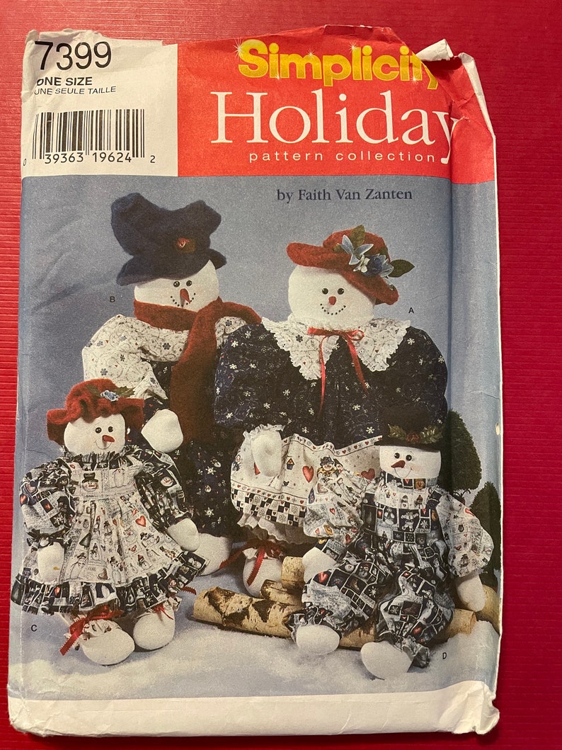 Simplicity 7399 Pattern UNCUT 1990s Vintage Holiday Collection - Etsy