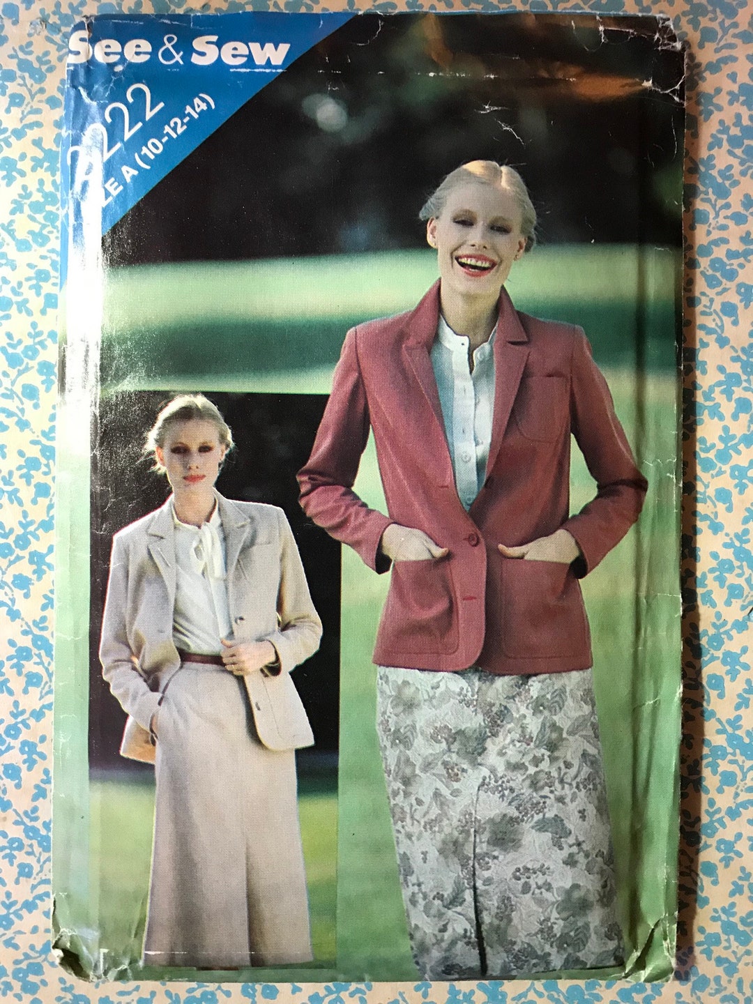 See & Sew 3222 Pattern UNCUT 1970s Vintage Buton Front Jacket Notched ...