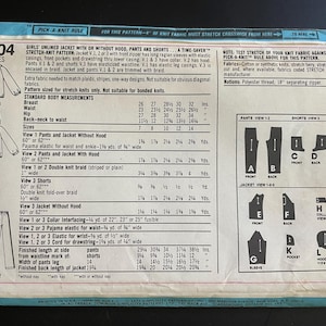 Simplicity 8804 Pattern UNCUT 1970s Easy Stretch Knit Gym Clothes ...