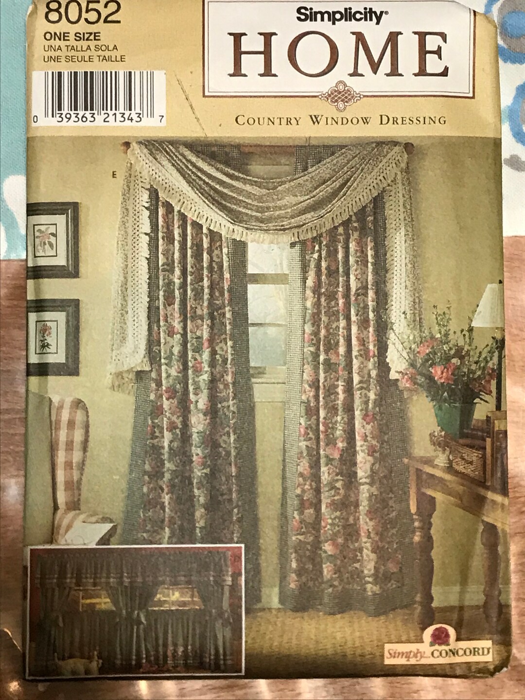 Simplicity 8052 Pattern UNCUT 1990s Vintage Simply Concord Country ...