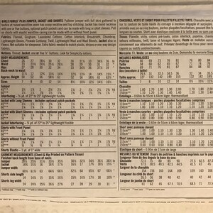 Simplicity 7725 Pattern Girls Separates Button Front Cardigan Jacket ...