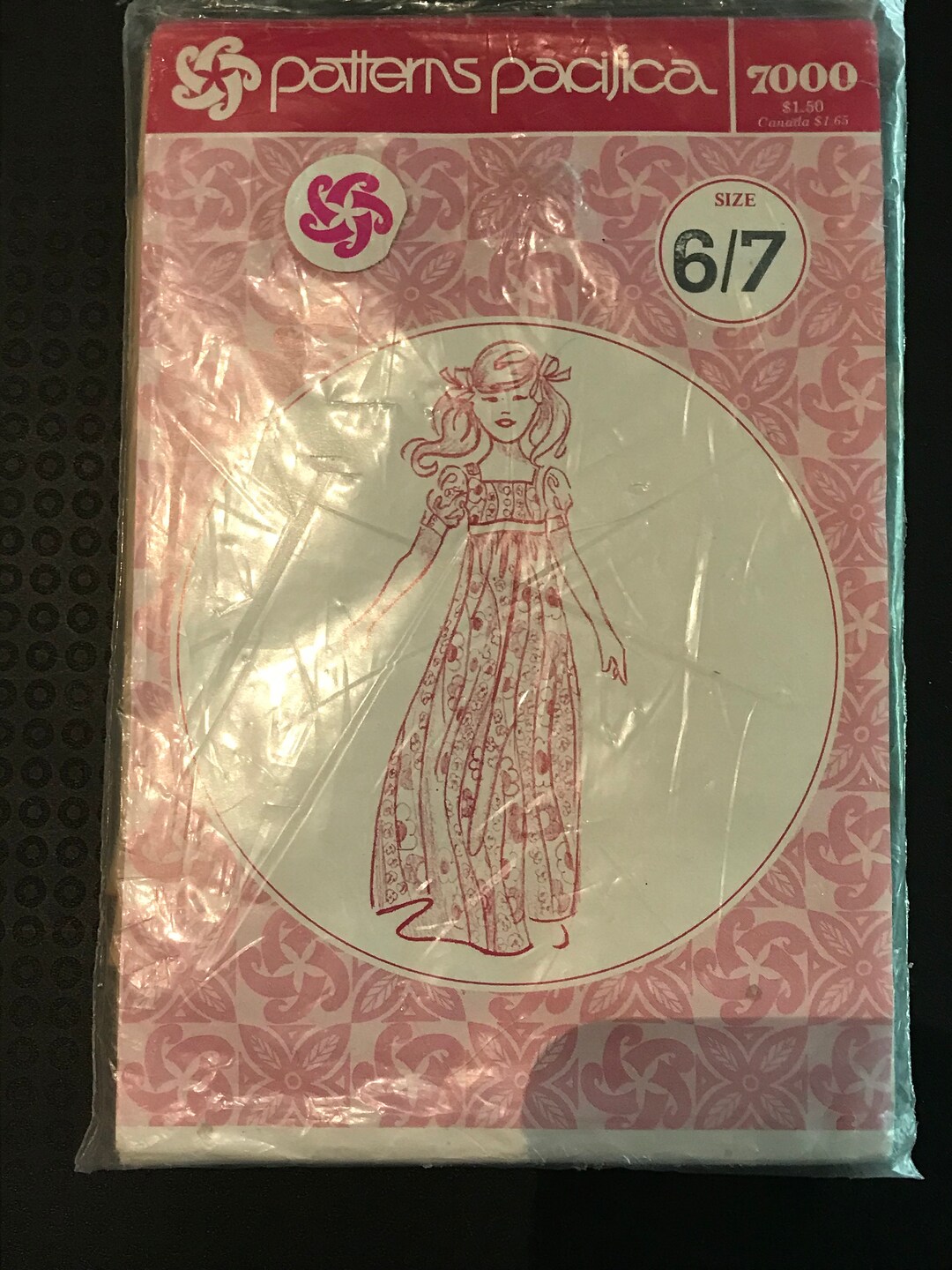 Patterns Pacifica 7000 Pattern CUT Complete Vintage Girl's Empire ...