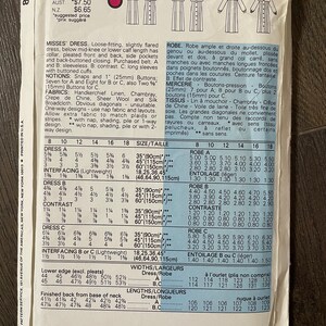 Vogue 8991 Pattern UNCUT 1980s Vintage Sleeveless Long Gathered Sleeve ...