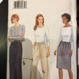Butterick 6350 Pattern Fast and Easy Casual Drawstring Waist - Etsy