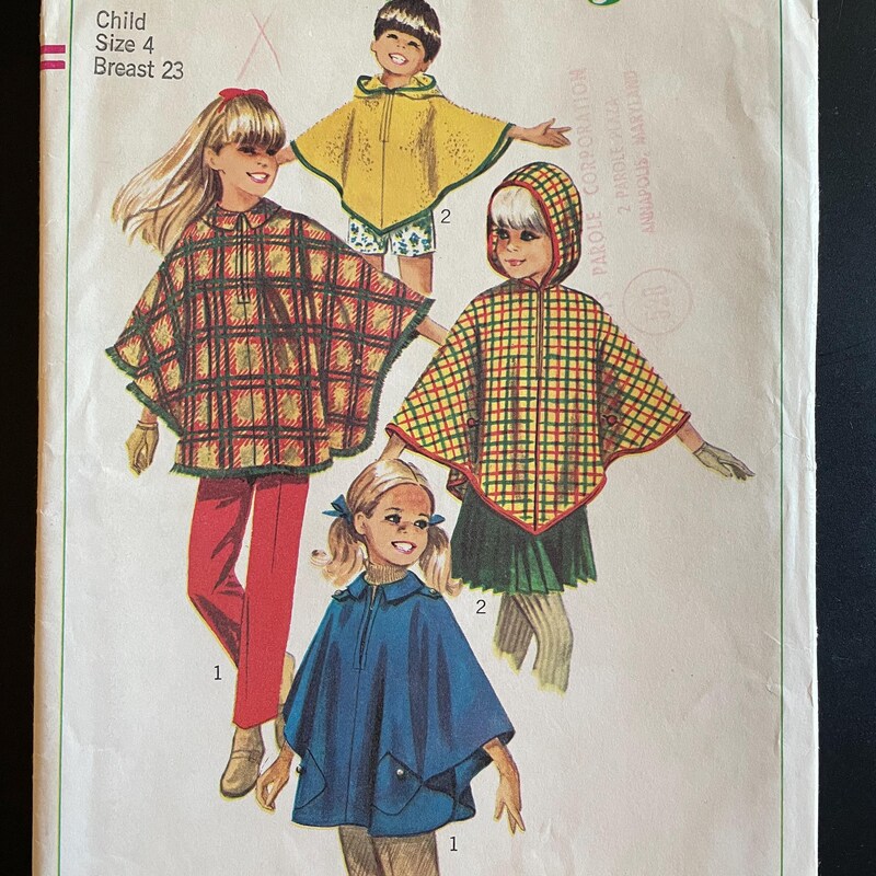 1960s Cape Pattern - Etsy