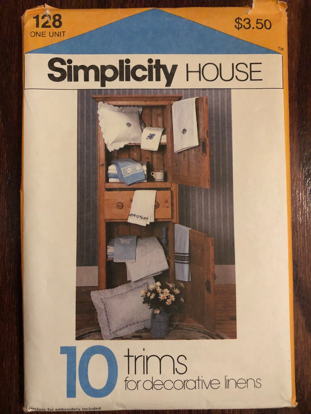 Simplicity 128 Pattern UNCUT 1980s Vintage House Trims Decorative ...