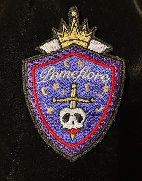 Sewing Twisted Wonderland Pomefiore cosplay patch Fiber Arts Art ...