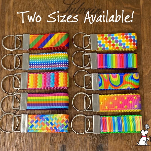 Rainbow Keychain - Etsy
