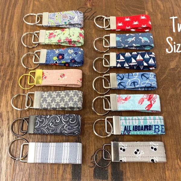 Fabric Keychains - Etsy