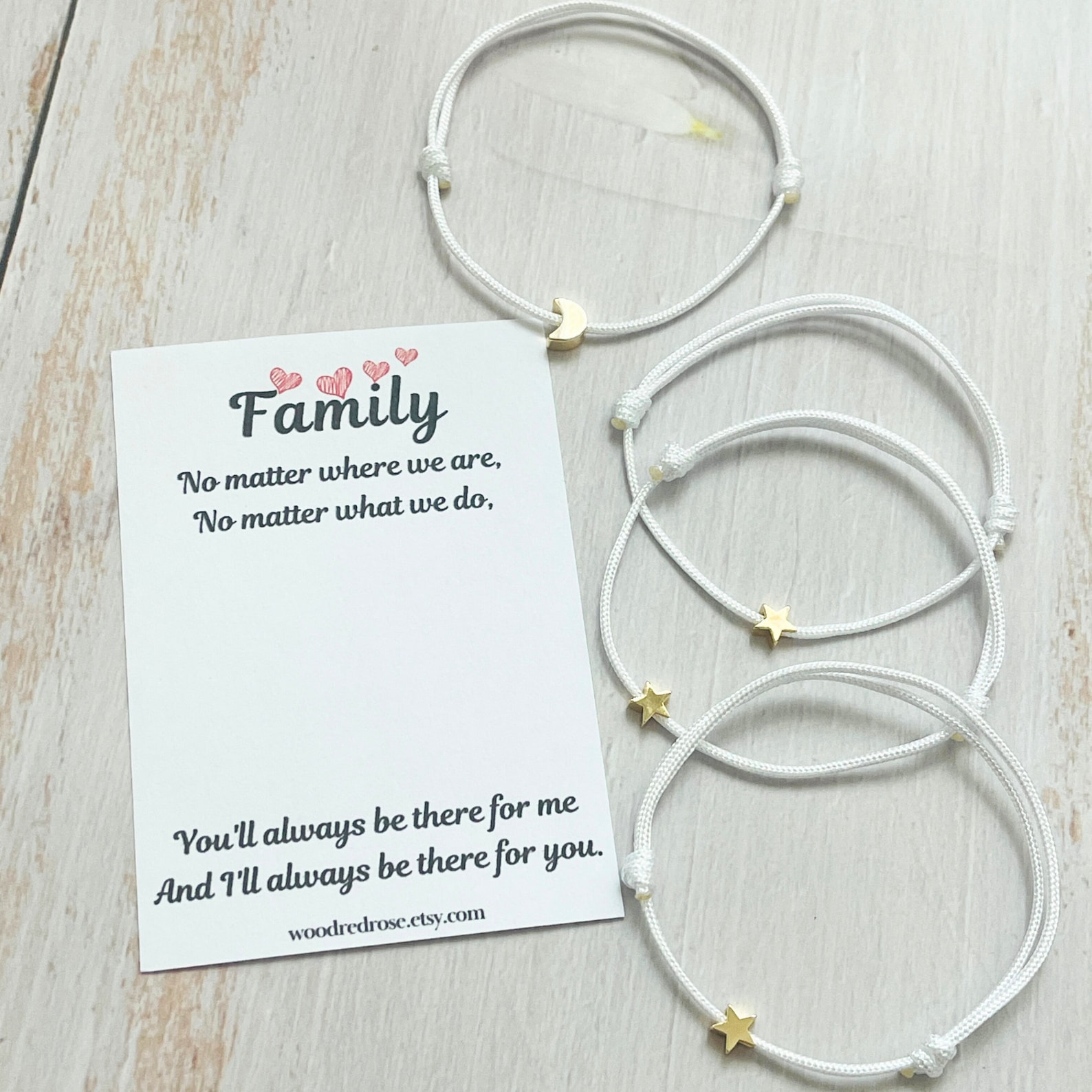 Comfort Family Matching Bracelets, Family Apart Jewelry, Family Reunion ...