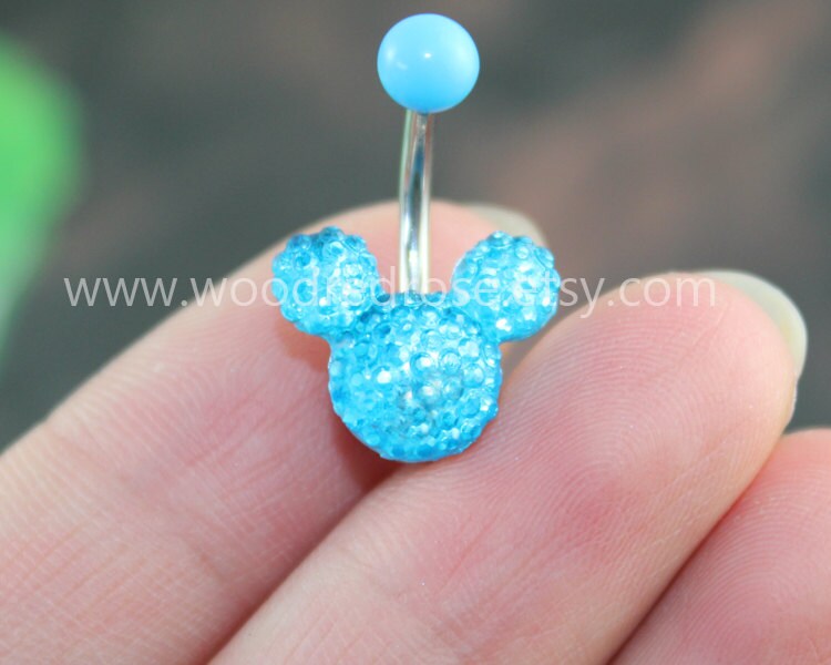 Mouse Belly Ring Belly Button Ring Belly Button Jewelry | Etsy