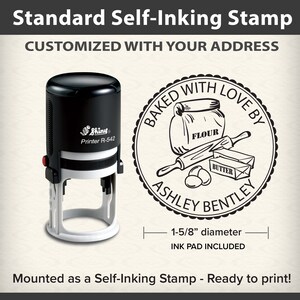 From the Kitchen of Stamp, Custom Self-inking Stamp baking Essentials ...