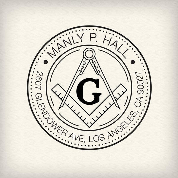 Masonic Leather Stamp - Etsy