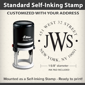 Custom Self-inking Address Stamp classic - Etsy