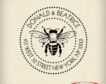 Self Inking Bee Stamp | Etsy