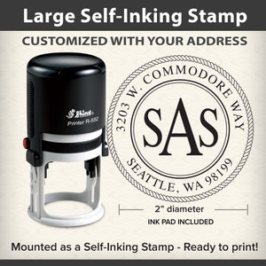 Custom Self-inking Address Stamp Maritime Theme - Etsy
