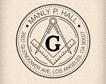 Custom Masonic Stamp - Etsy