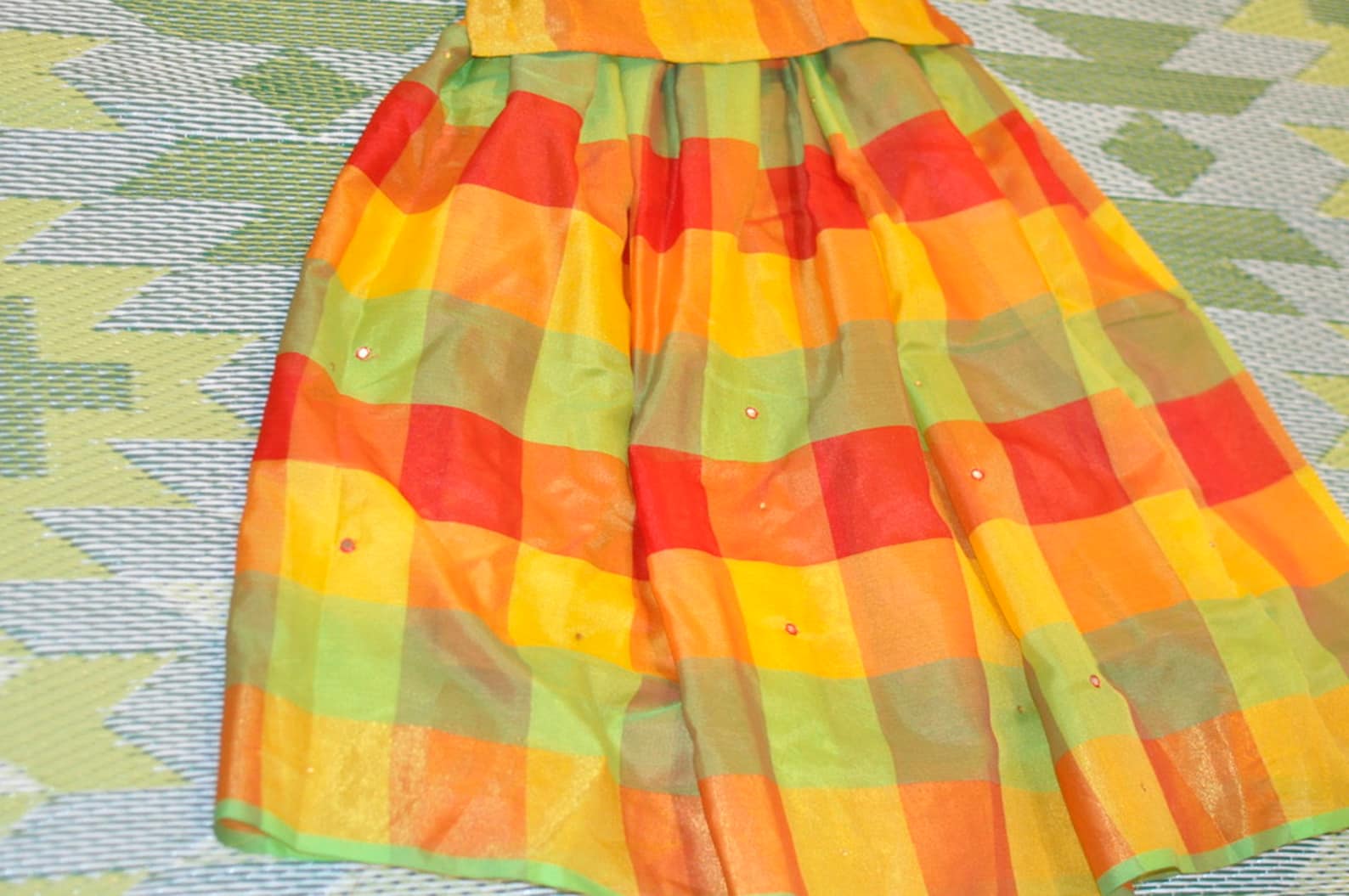 SALE 25% DISCOUNT Kids Multi Color Checks Pattern Mirror Foil - Etsy