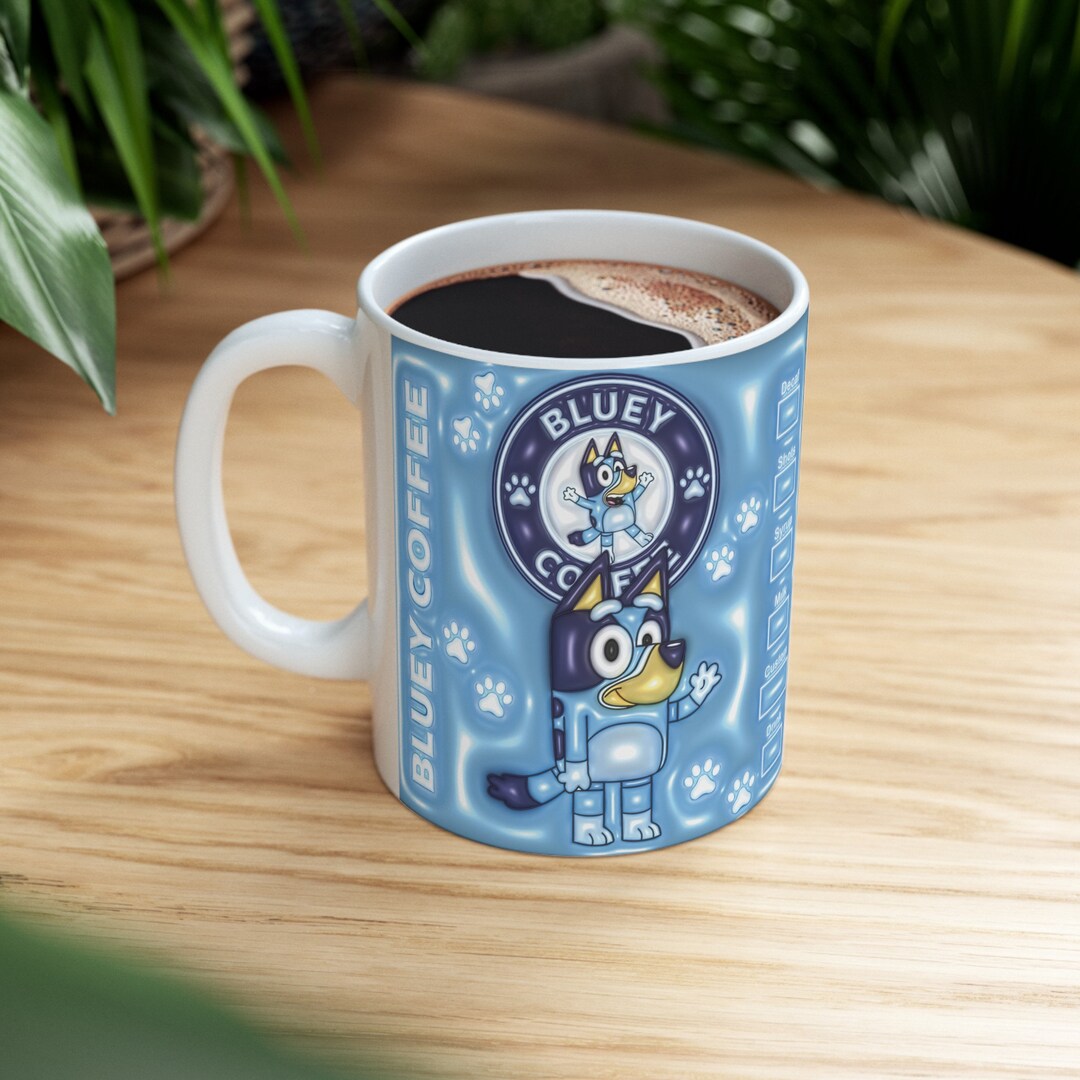 Bluey Ceramic Coffee Mug, 11oz - Etsy