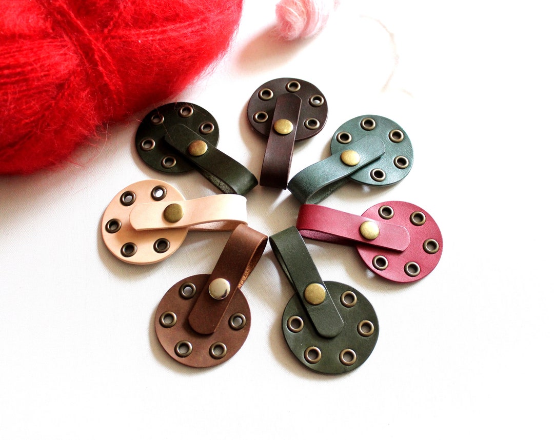 Handmade Leather Yarn Divider: Knitting & Crochet Organizer - Etsy