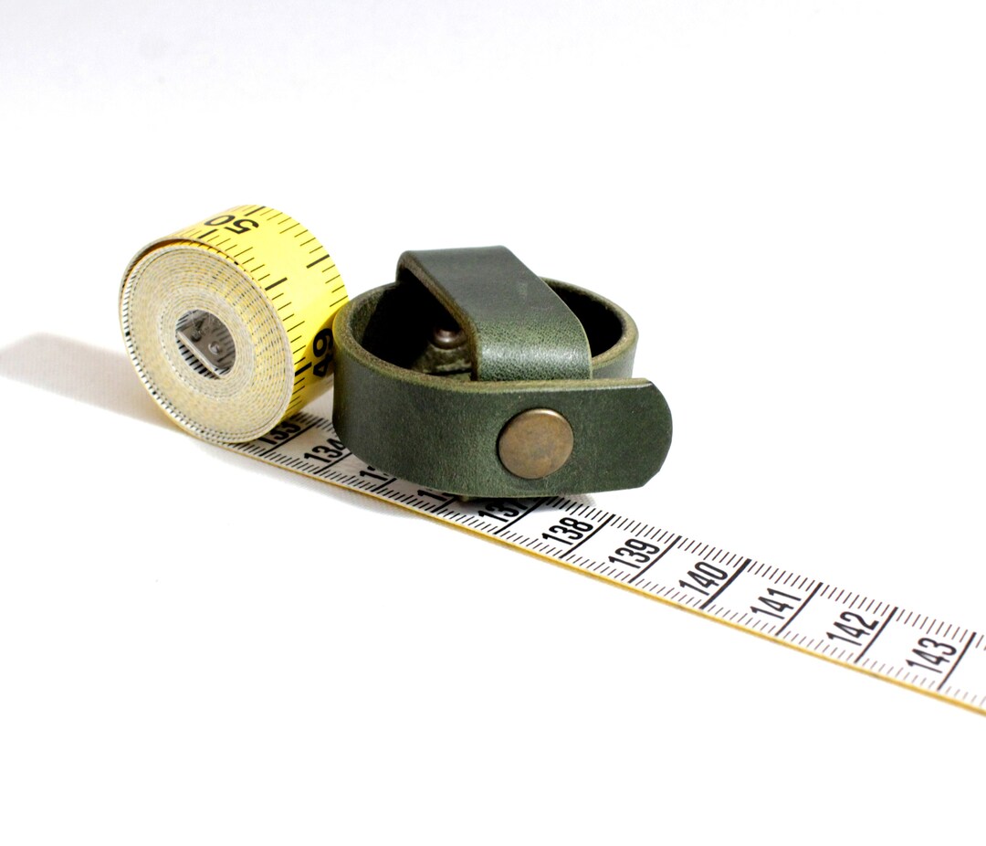 Measuring Tape in a Leather Case, Minimalist Leather Tape Measure ...