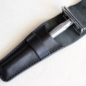 Leather Safety Razor Pouch, Handmade Safety Razor Case With ...