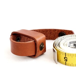 Measuring Tape in a Leather Case, Minimalist Leather Tape Measure ...