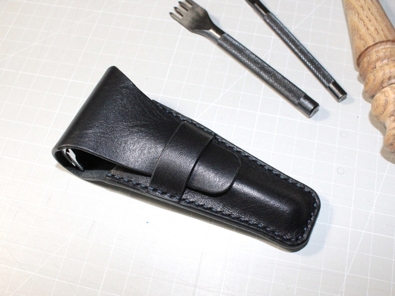 Leather Safety Razor Pouch Handmade Safety Razor Case With - Etsy