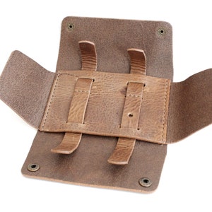 Handmade Leather Shaving Kit Holder, Personalized Grooming Gift for Men ...