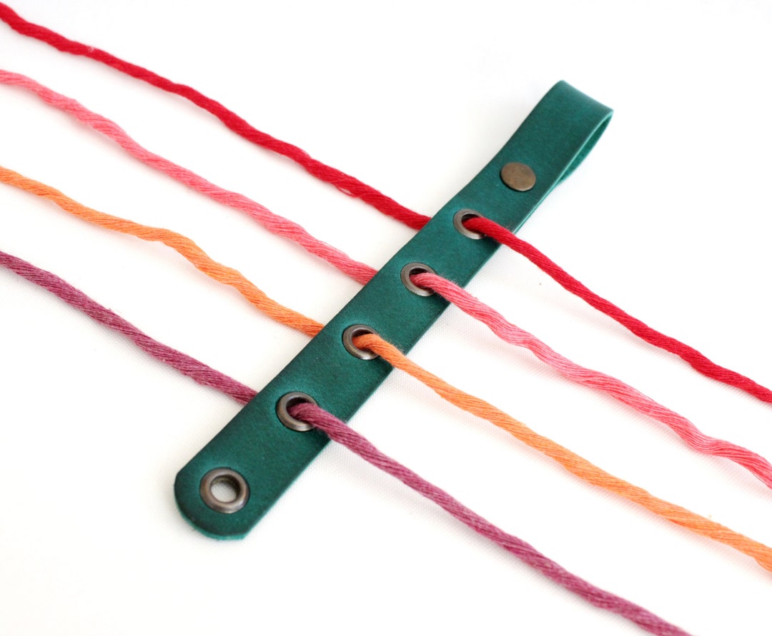 Knitting Yarn Divider, Leather Yarn Organizer, Yarn Splitter, Handmade ...