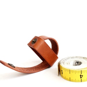 Measuring Tape in a Leather Case, Minimalist Leather Tape Measure ...