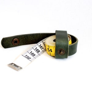 Measuring Tape in a Leather Case, Minimalist Leather Tape Measure ...