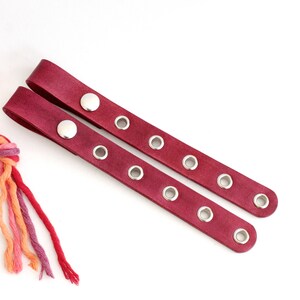 Knitting Yarn Divider, Leather Yarn Organizer, Yarn Splitter, Handmade ...