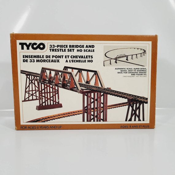 Vintage Tyco HO Scale 33 Piece Bridge and Trestle Set | Etsy