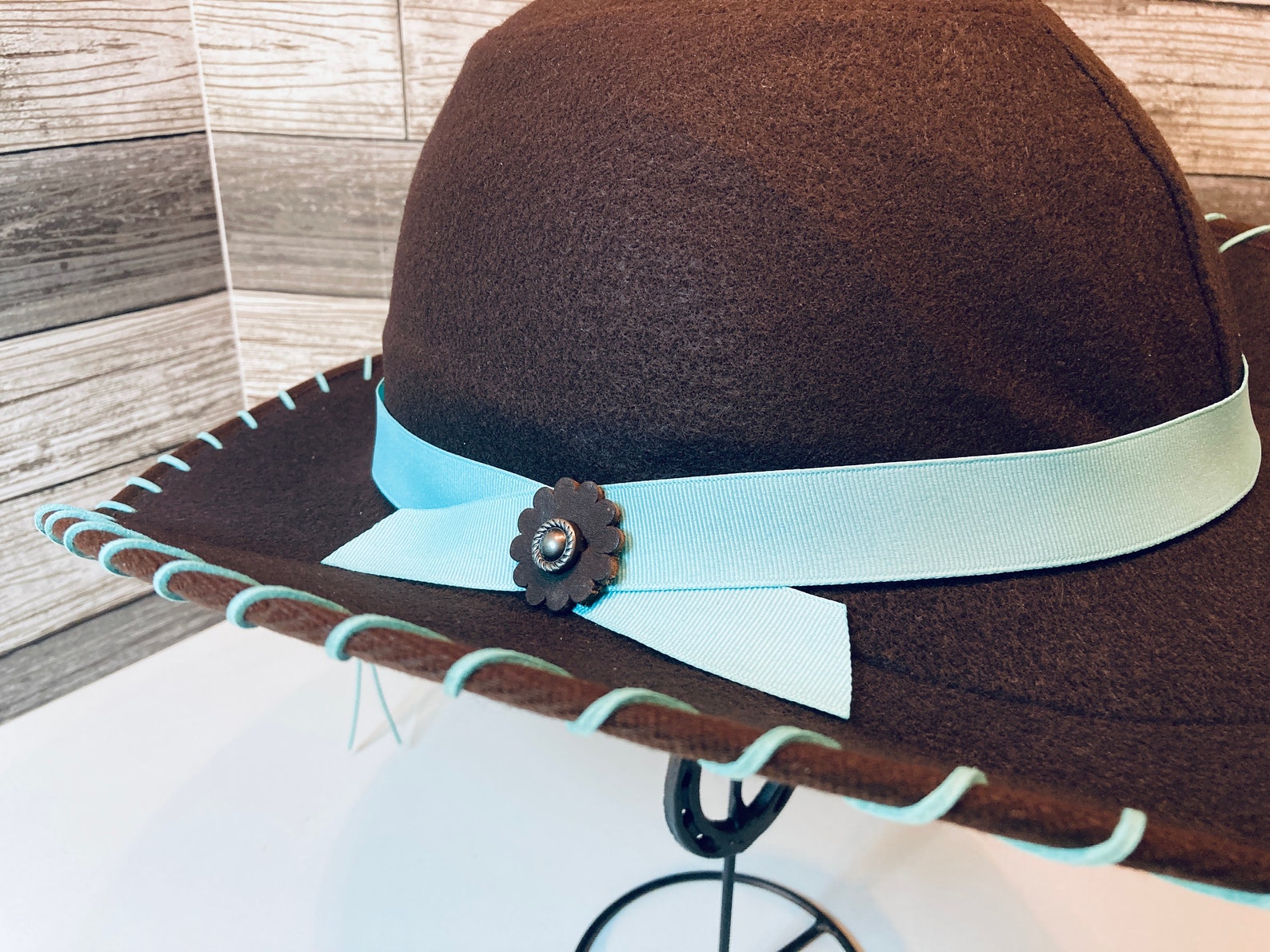 Laced Edge Western Helmet Hat - Etsy