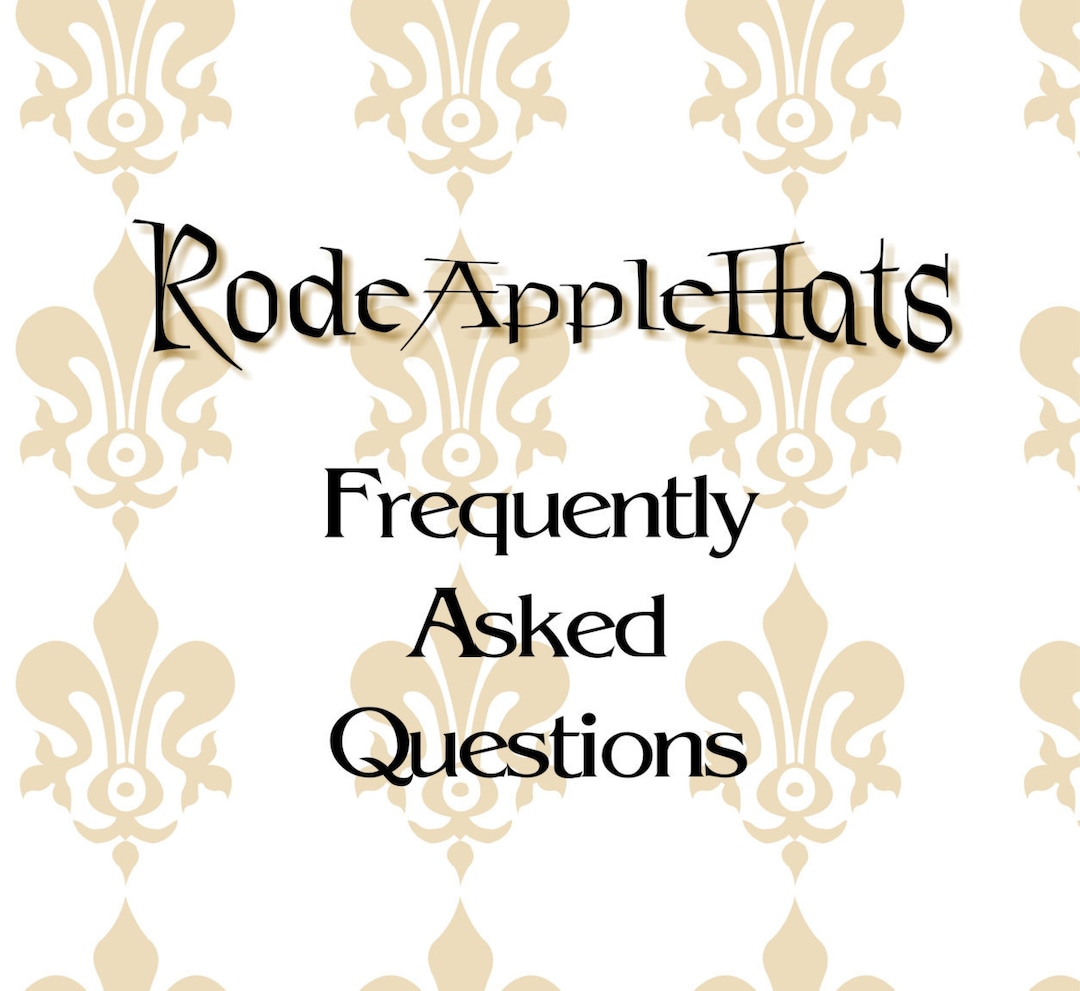 Faq's - Etsy