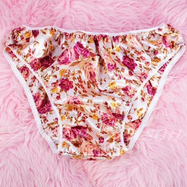Ivory Satin Panties Etsy