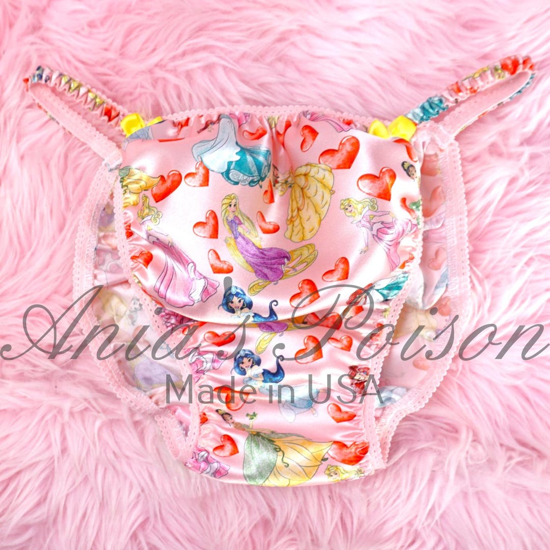 Valentine's Day Ania's Poison Cut Sissy MENS SATIN Panties Pink ...