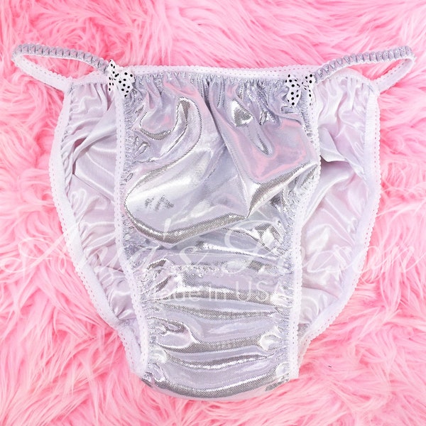 Shiny Metallic Sissy Panties Etsy