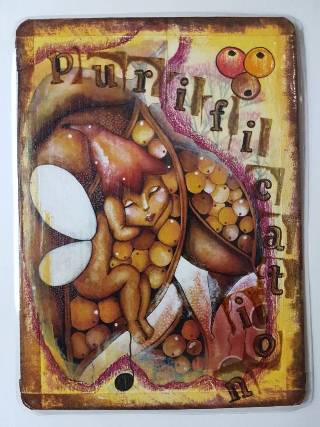 PURIFICATION Original Oracle Card Journey to the Heart Art - Etsy