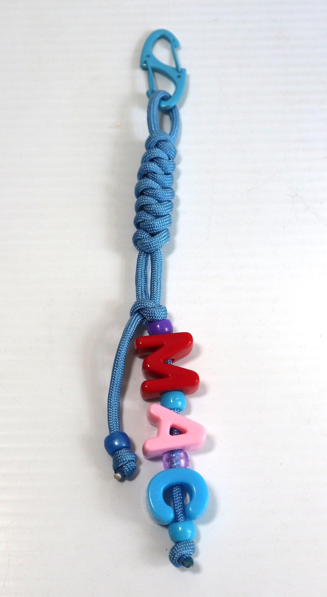Bag, School Cord Keychain, Bag Charm, Handmade CUSTOMIZE NAME - Etsy