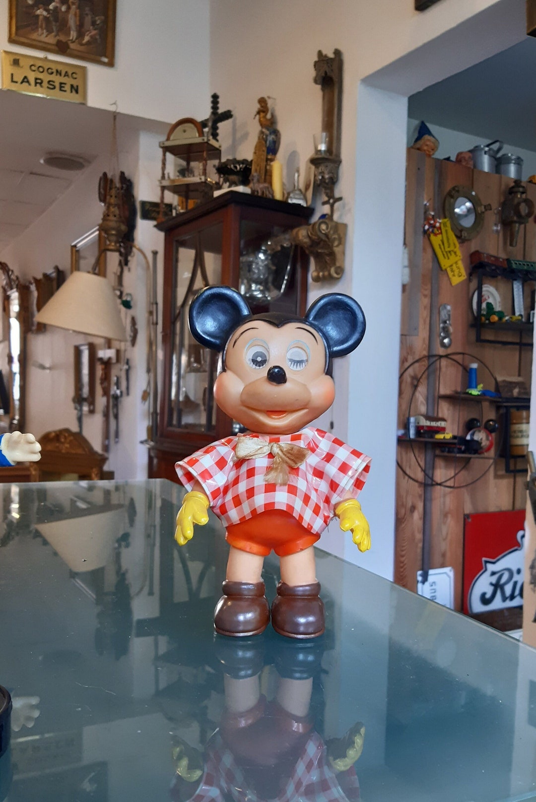 Vintage Original Disney Mickey Mouse Rubber Toy, 1961 RARE - Etsy