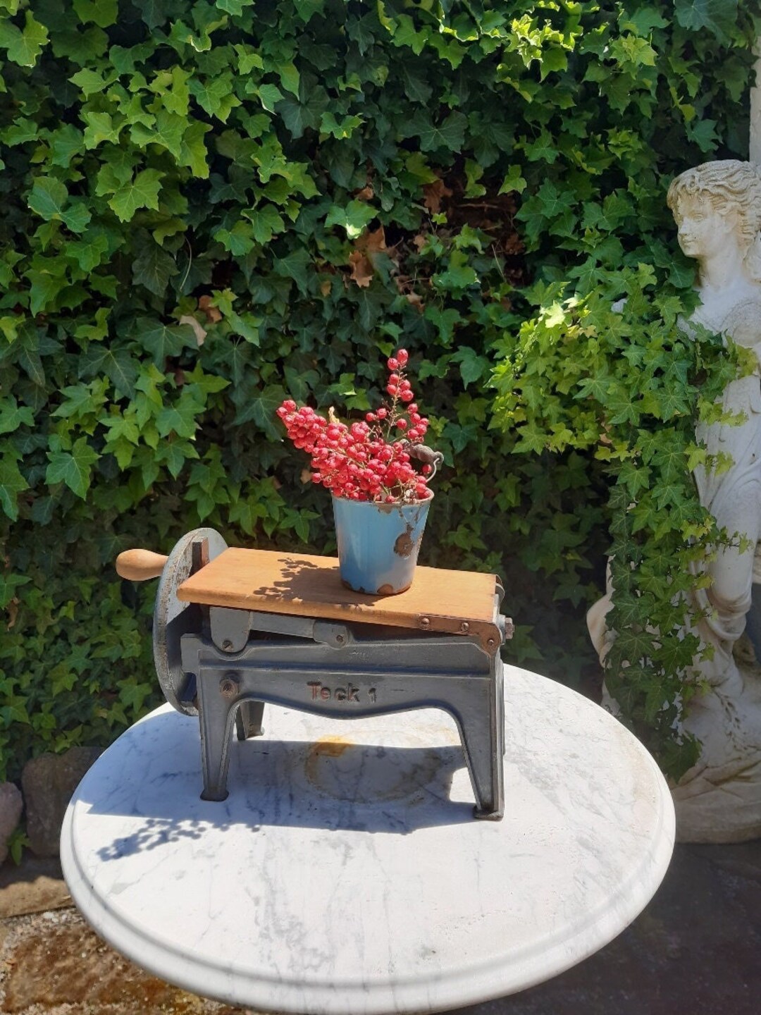 Antique Shabby Coffee Roaster, Roast Mill, WAKA for Kitchen Witch ...