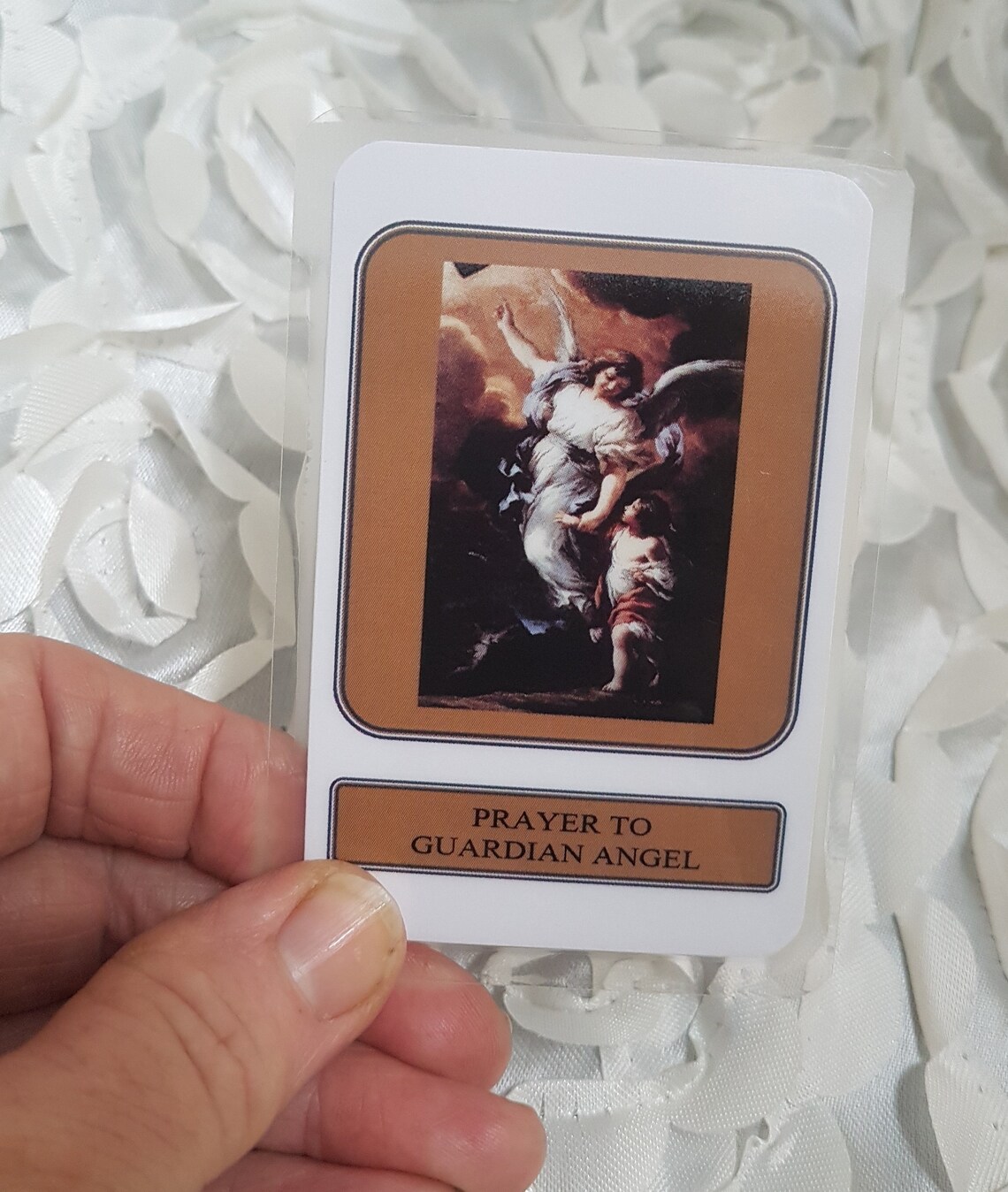 Guardian Angel, Prayer Card, Religious Gift, Prayer Cards, Christian ...