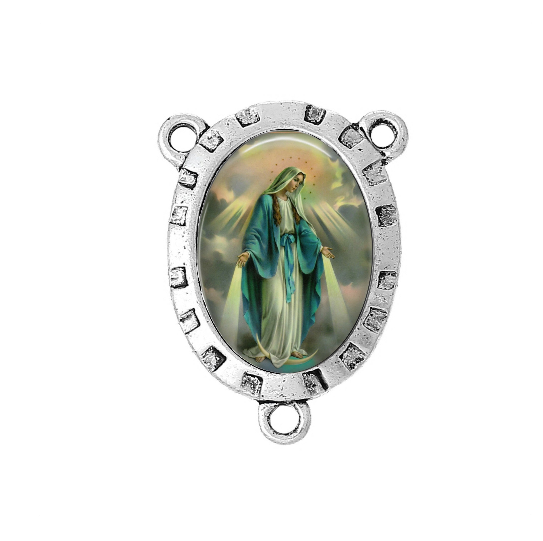 6 Rosary Centers Assorted Rosary Centerpieces Custom Rosary - Etsy UK