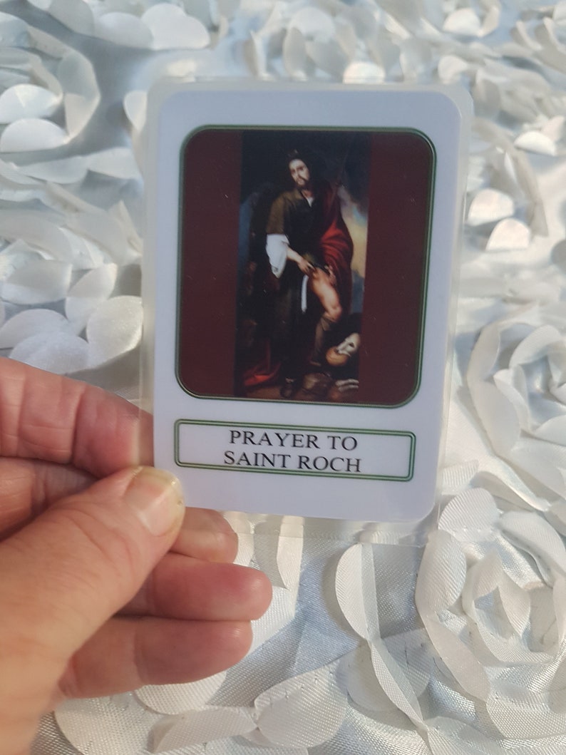 Saint Roch Prayer for the Sick Prayer Card Roch St Roch - Etsy